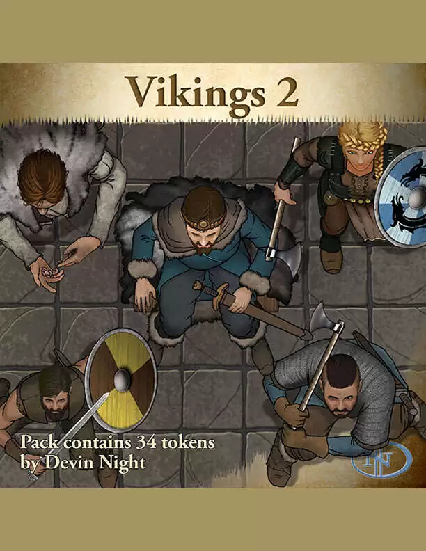 Devin Token Pack 98 - Vikings 2 - Devin Night | DriveThruRPG