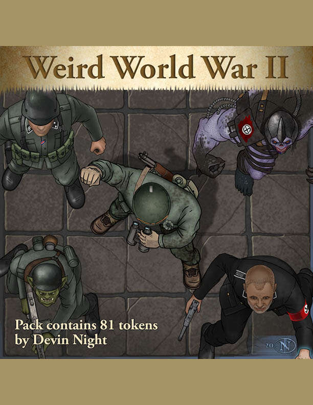 Devin Token Pack 121 - Weird World War II - Devin Night | DriveThruRPG