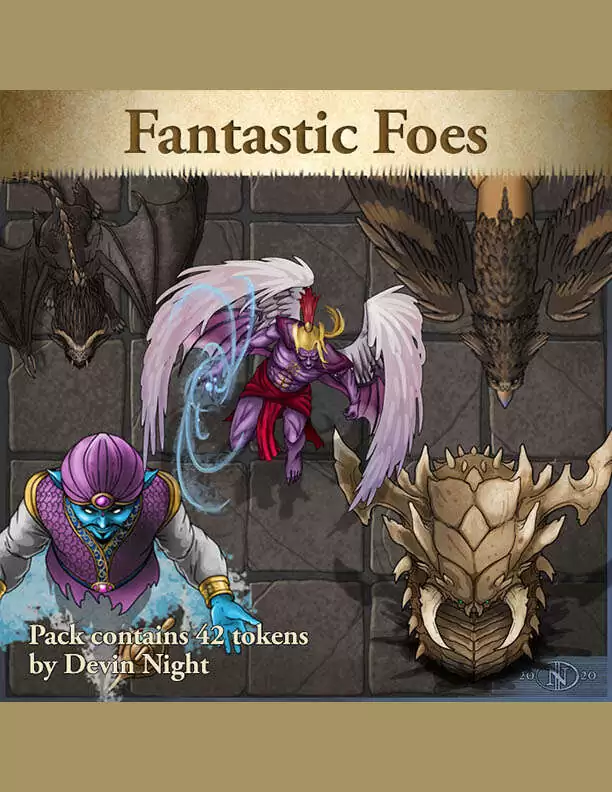Devin Token Pack 127 - Fantastic Foes - Devin Night | DriveThruRPG