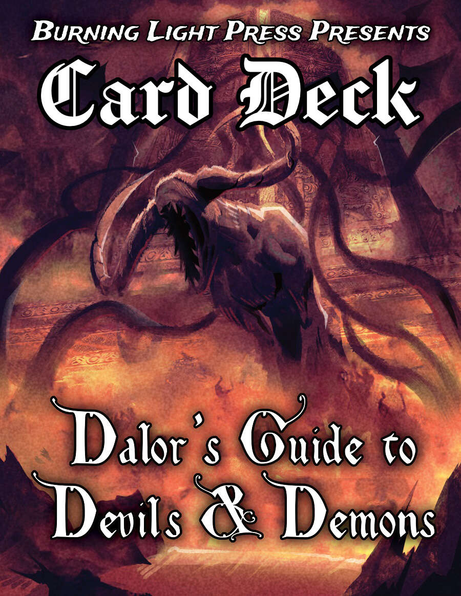 Dalor's Guide to Devils & Demons - Card Deck - Burning Light Press | Card Decks | DriveThruRPG