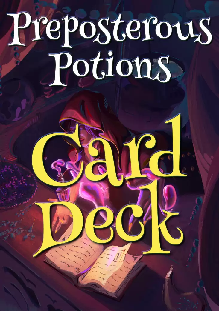 Preposterous Potions - Deck of Cards - Burning Light Press | Card Decks ...