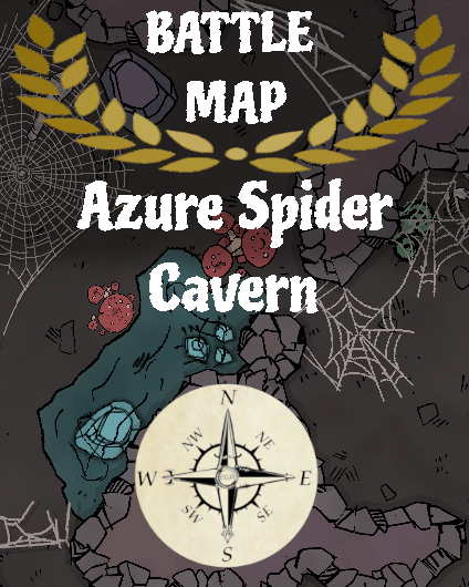 Battle Map (2): Azure Spider Cavern - Explorer's Guild Publishing ...