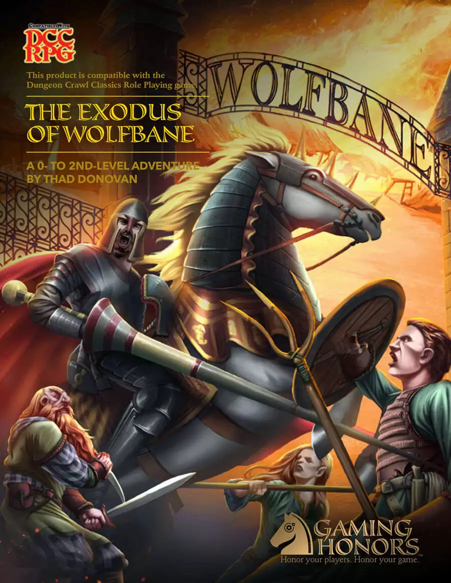 The Exodus of Wolfbane - Gaming Honors | DriveThruRPG