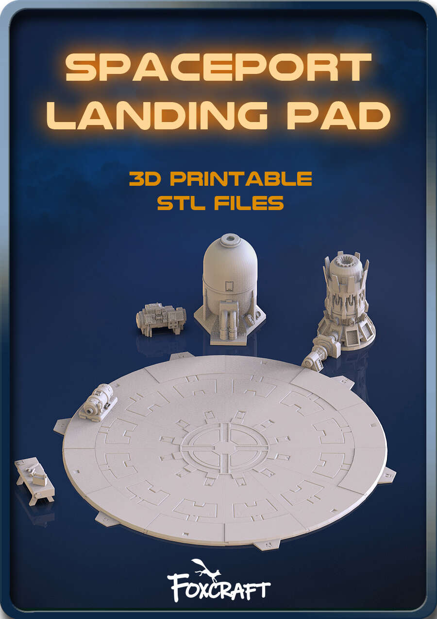 Spaceport Landing Pad - FoxCraft | DriveThruRPG