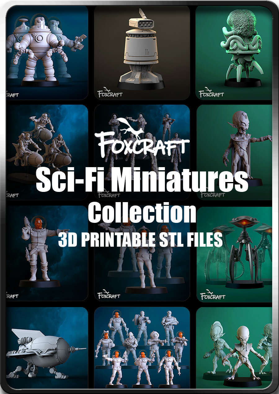 FoxCraft Sci-Fi Miniatures Collection - FoxCraft | DriveThruRPG