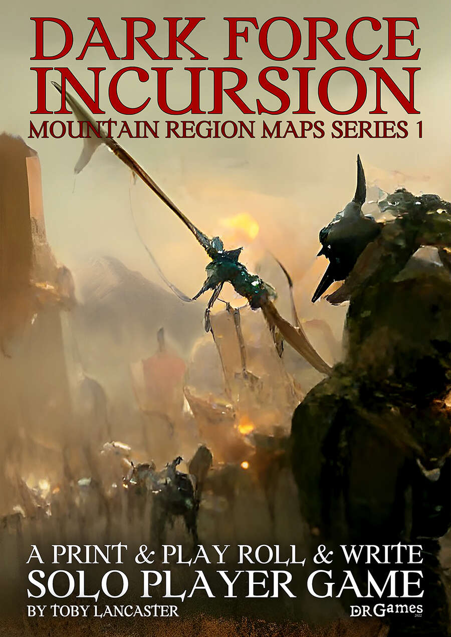 Dark Force Incursion Mountain Region Maps Series 1 - 5 Maps - DR Games ...