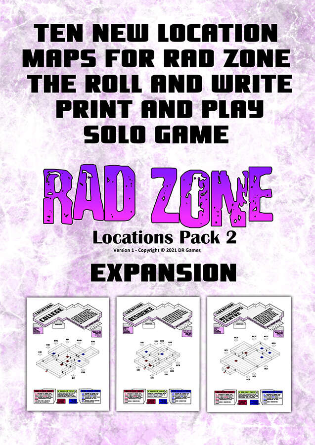 Rad Zone Expansion - Location Pack 2 - DR Games | DriveThruRPG