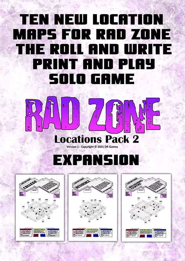 Rad Zone Expansion - Location Pack 2 - DR Games | DriveThruRPG
