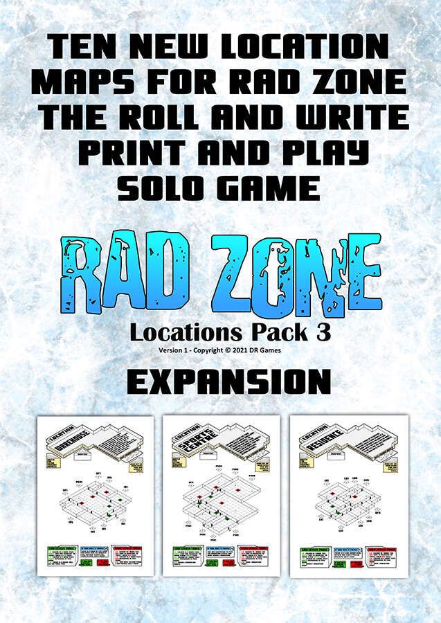 Rad Zone Expansion - Location Pack 3 - DR Games | DriveThruRPG
