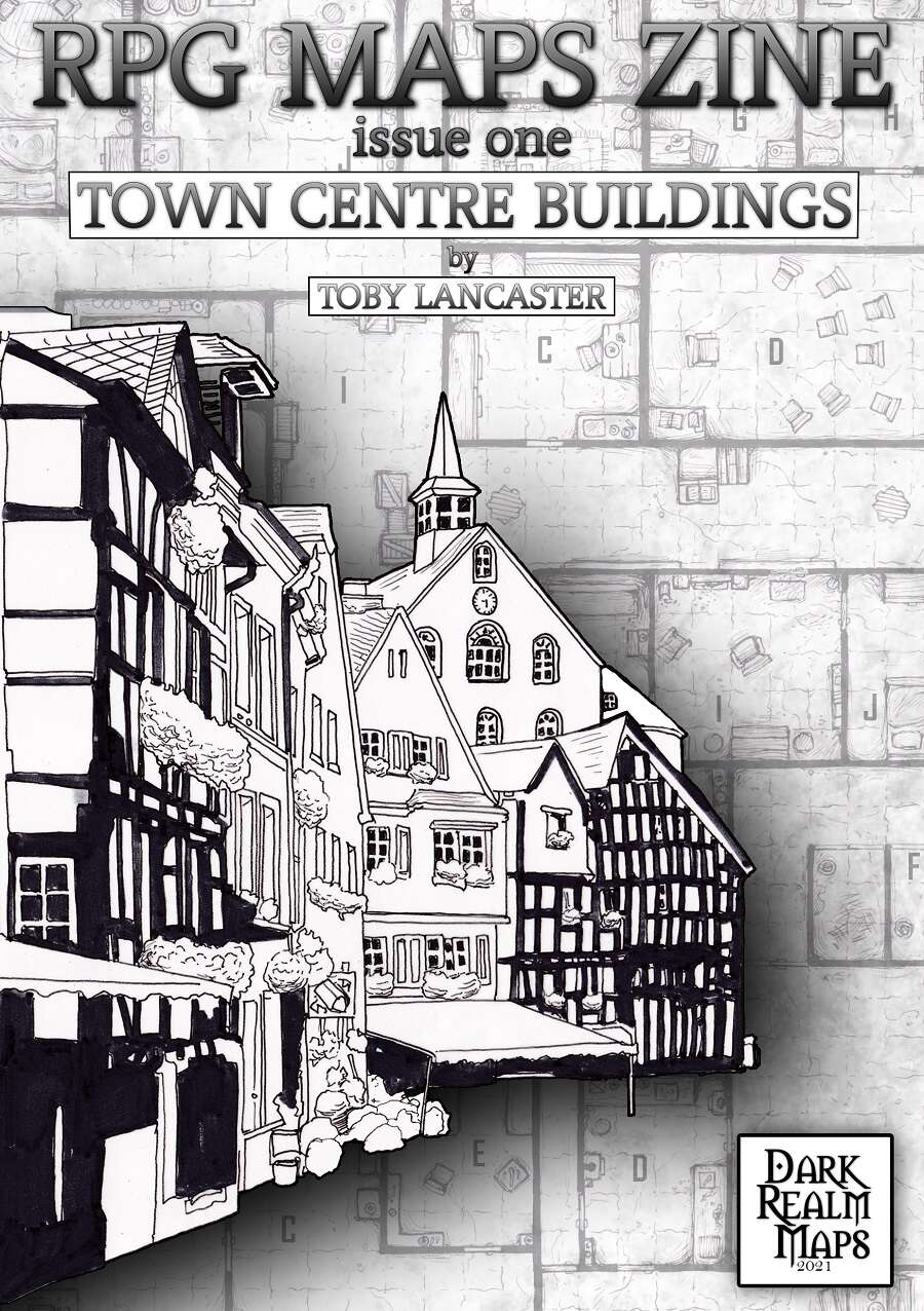 RPG Maps Zine - Issue 1 - Town Building Maps - DR Games | DriveThruRPG