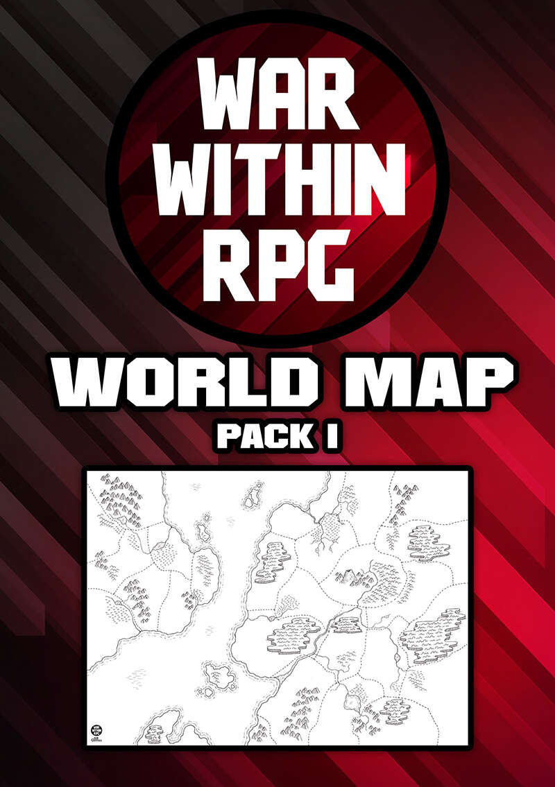 World Map for War Within RPG - DR Games | DriveThruRPG