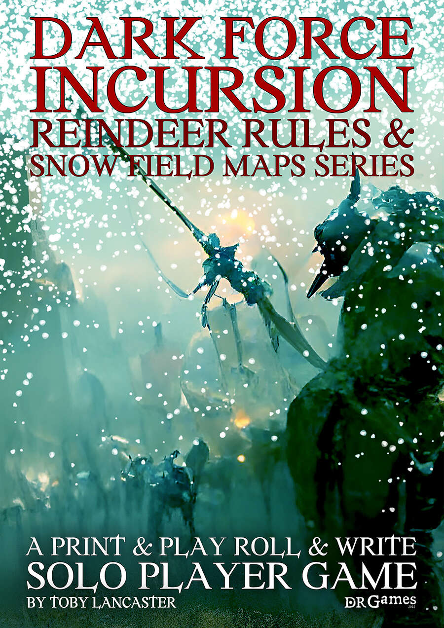 Reindeer Rules and Snow Field Region Maps for Dark Force Incursion - Dark Realm Maps | DriveThruRPG