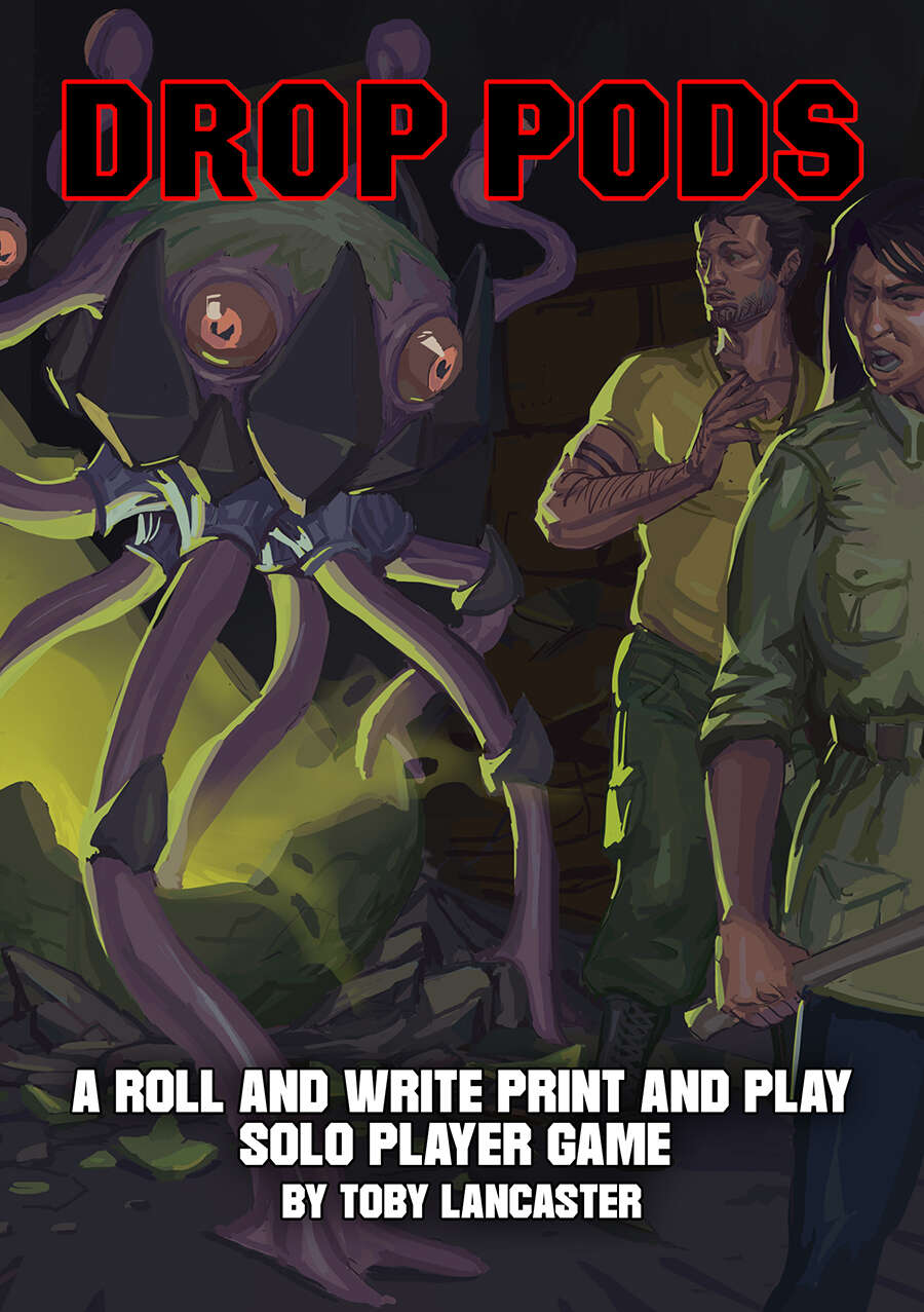 Drop Pods - A Solo Player Game - DR Games | DriveThruRPG