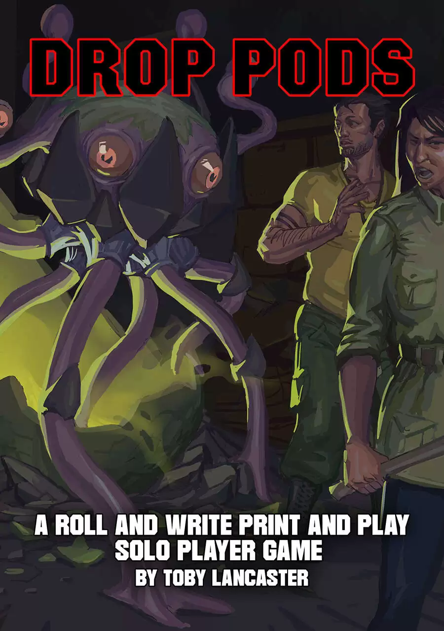 Drop Pods - A Solo Player Game - DR Games | DriveThruRPG