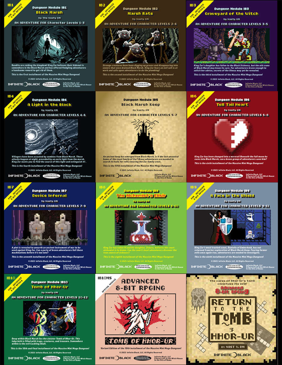 Advanced 8-Bit: Massive Mini Mega Dungeon [BUNDLE] - Infinite Black ...