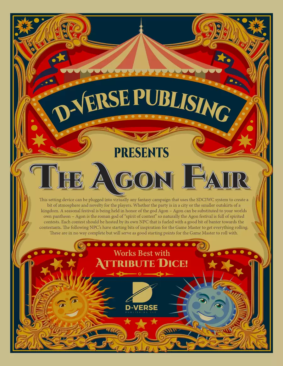The Agon Fair - D-Verse Publishing, LLC | DriveThruRPG