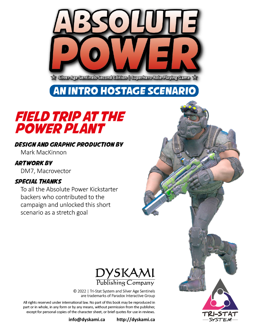 Absolute Power Adventure Scenario (Novice Level): Field Trip at the ...
