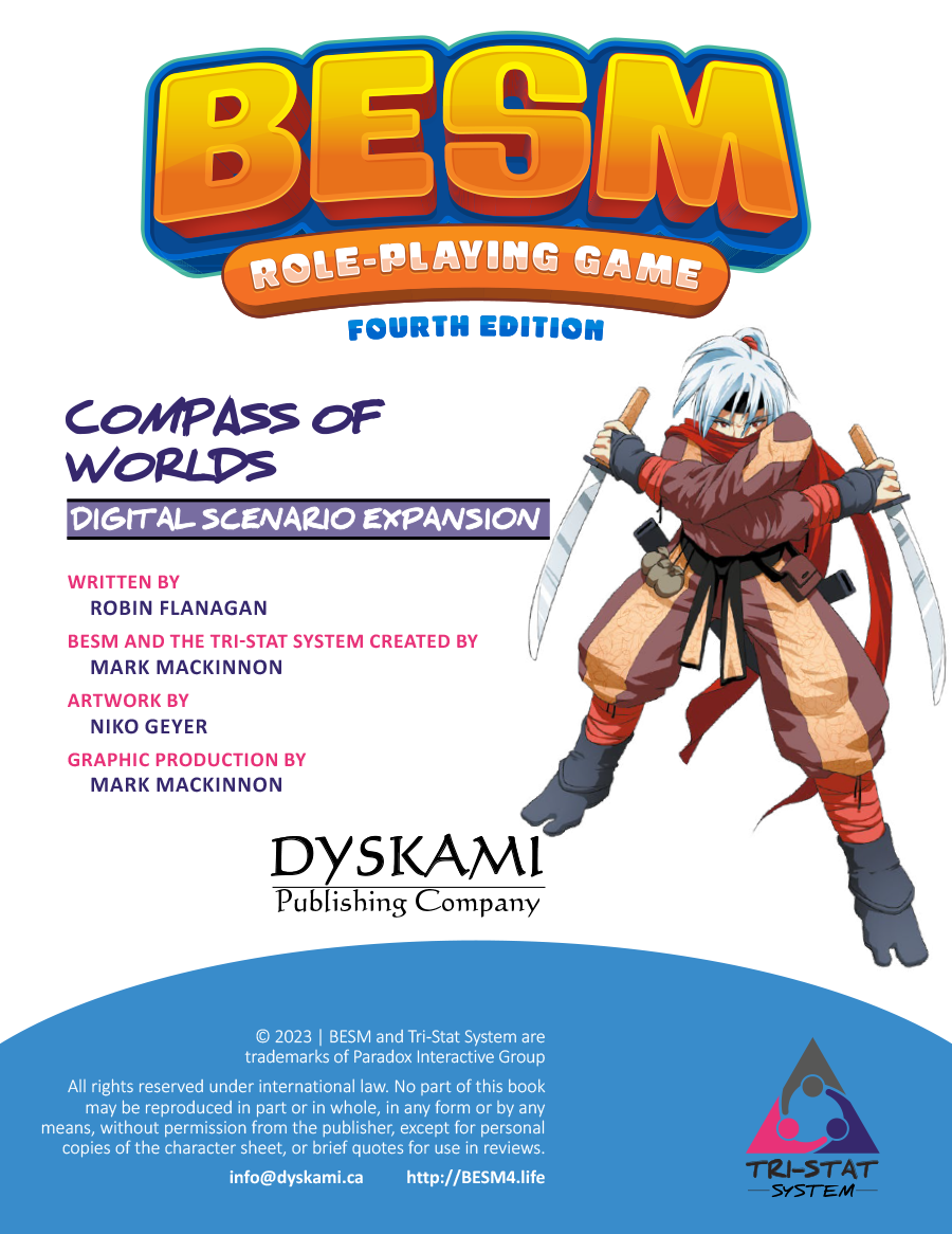 BESM Multiverse Adventure Scenario (Adventurer Level): Compass of ...