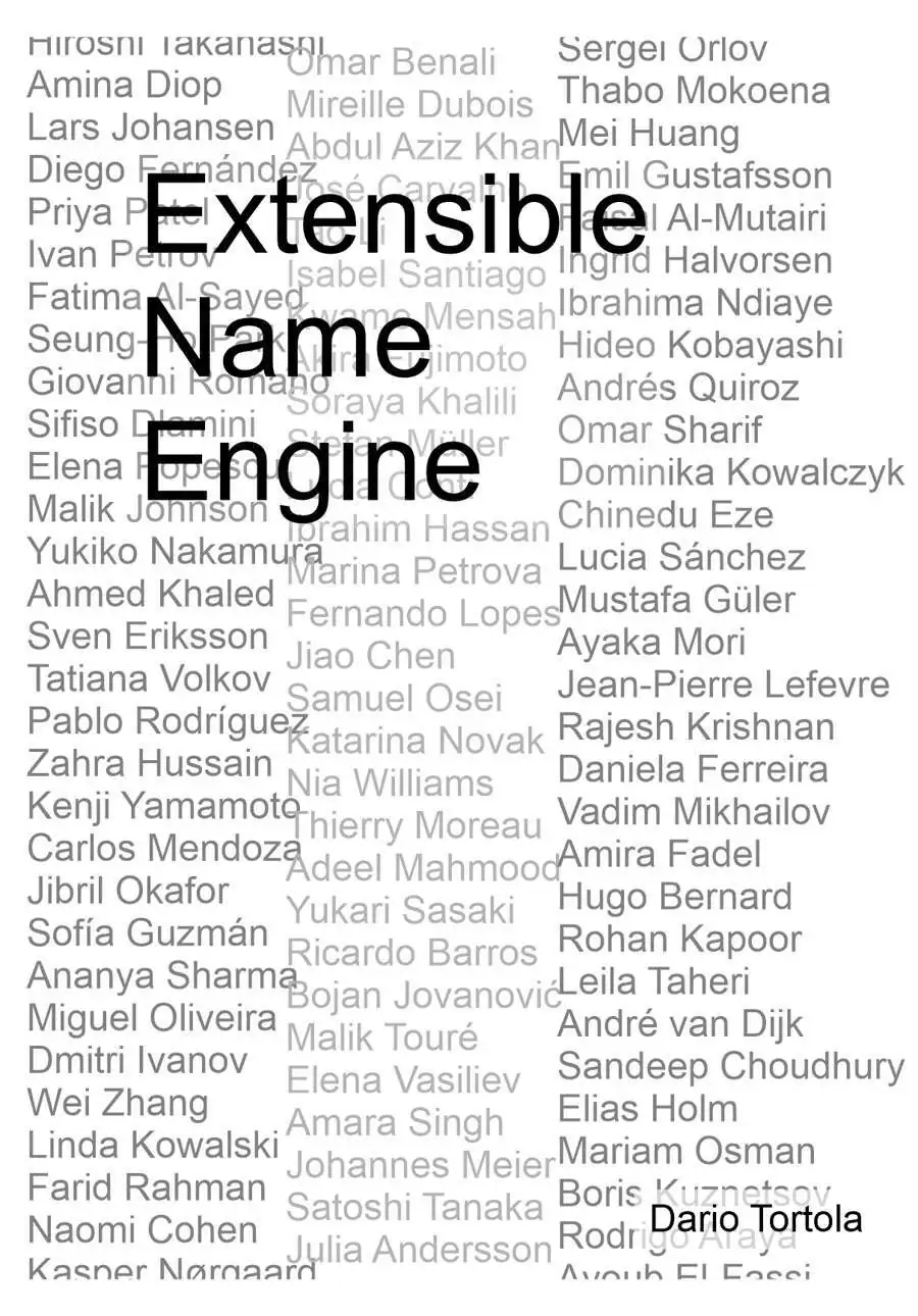 Extensible Name Engine - Vulcan RPG | DriveThruRPG