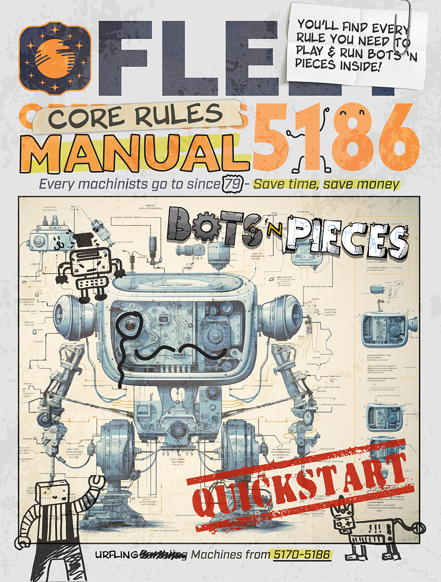 Bots ‘n Pieces, the draw your own robot TTRPG! - QuickStart - Dark ...