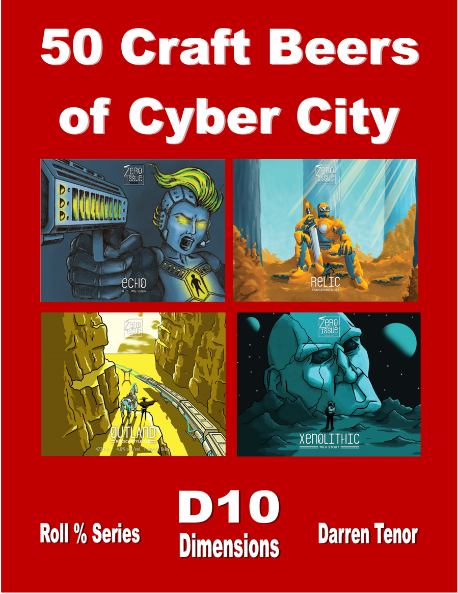 50 Craft Beers of Cyber City - D10 Dimensions | DriveThruRPG