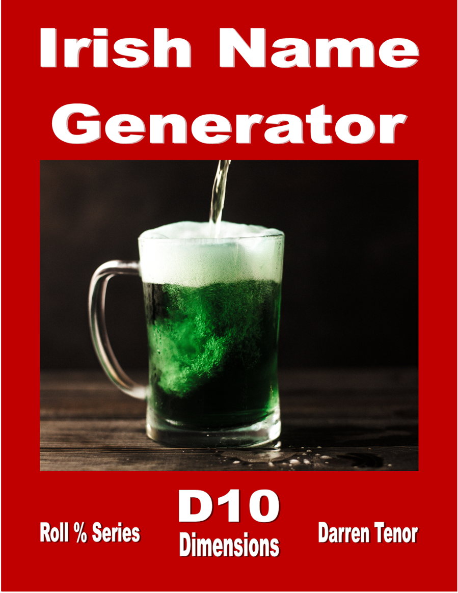 Irish Name Generator (30,000+ Names) - D10 Dimensions | DriveThruRPG
