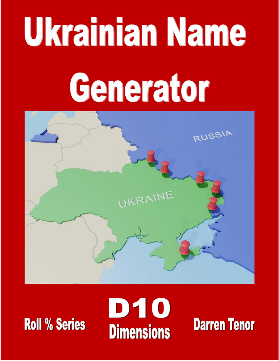 Ukrainian Name Generator (30,000+ Names) - D10 Dimensions | DriveThruRPG