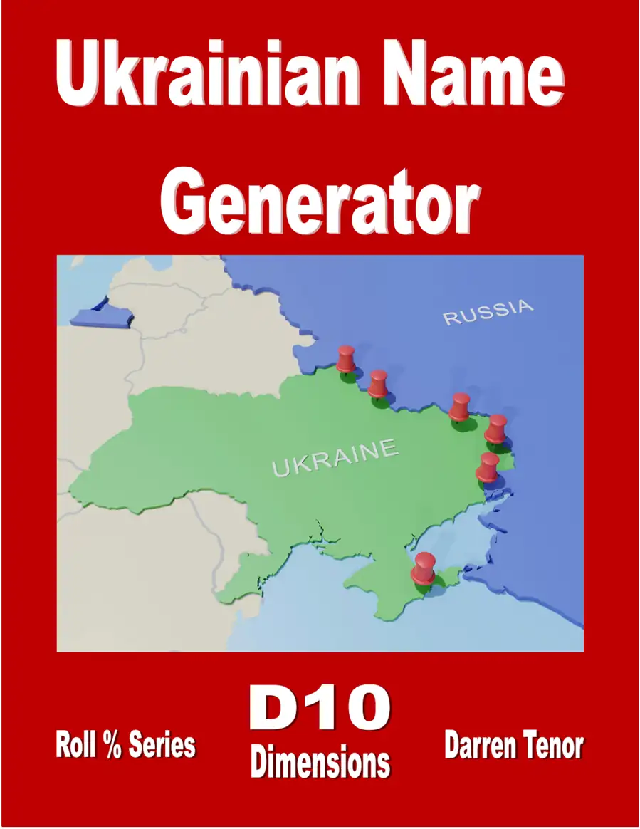 Ukrainian Name Generator (30,000+ Names) - D10 Dimensions | DriveThruRPG