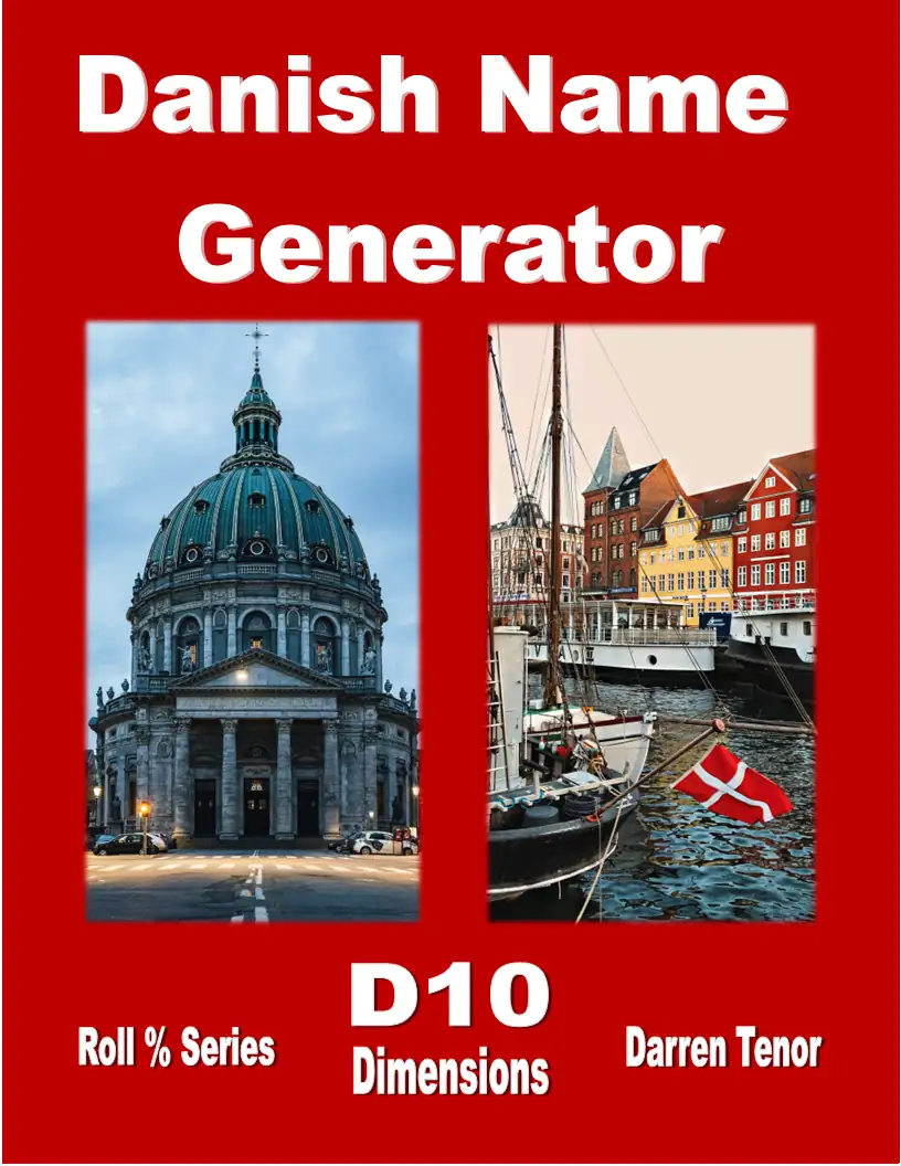 Danish Name Generator (30,000+ Names) - D10 Dimensions | DriveThruRPG