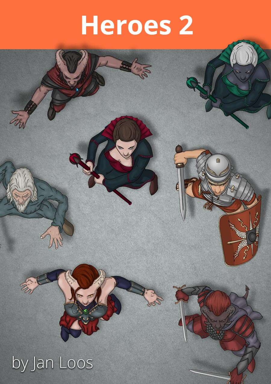 Jans Tokenpack 006 - Heroes 2 - Jan Loos | DriveThruRPG