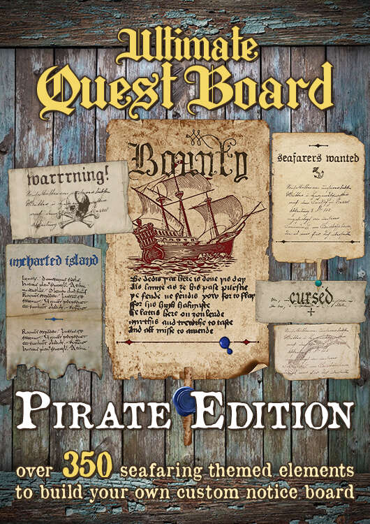 Ultimate Quest Board: Pirate Edition - The Lore Observer | DriveThruRPG