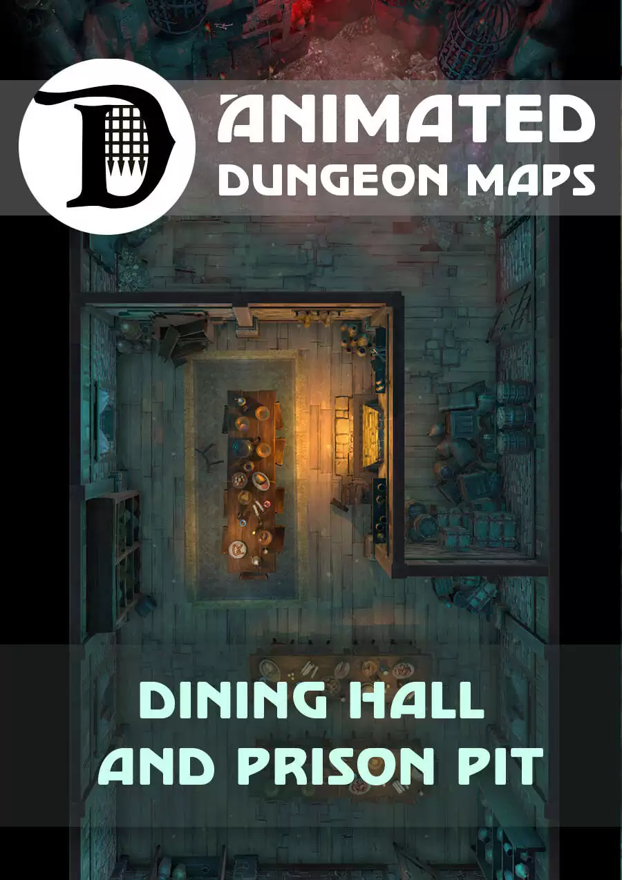 Animated Dungeon Maps: Dining Hall and Prison Pit - Animated Dungeon ...