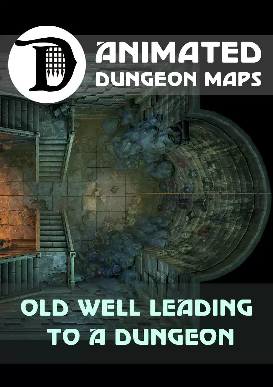 Animated Dungeon Maps: Old Well Leading to a Dungeon - Animated Dungeon ...
