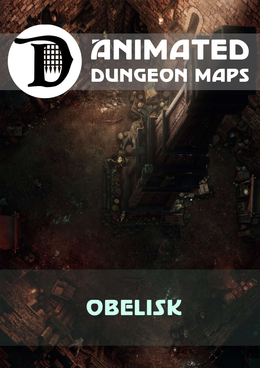 Animated Dungeon Maps: Obelisk - Animated Dungeon Maps | DriveThruRPG