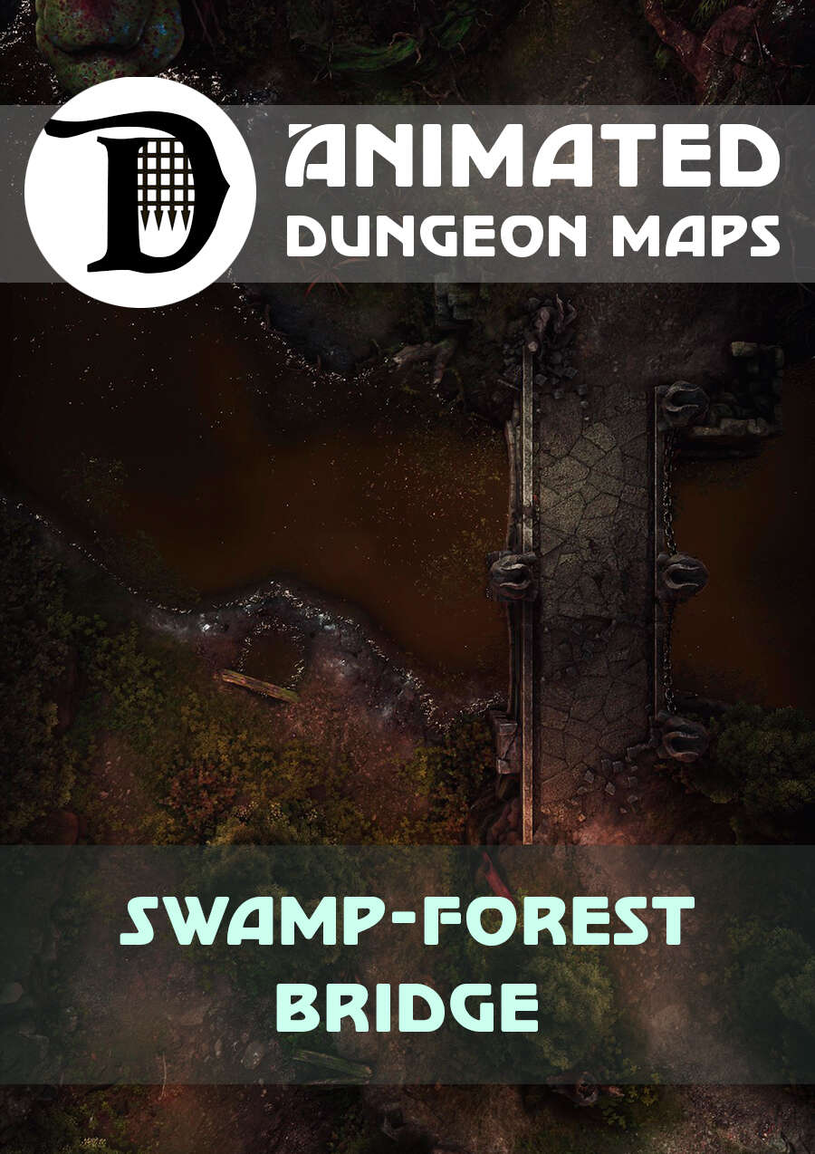 Animated Dungeon Maps: Swamp-Forest Bridge - Animated Dungeon Maps ...