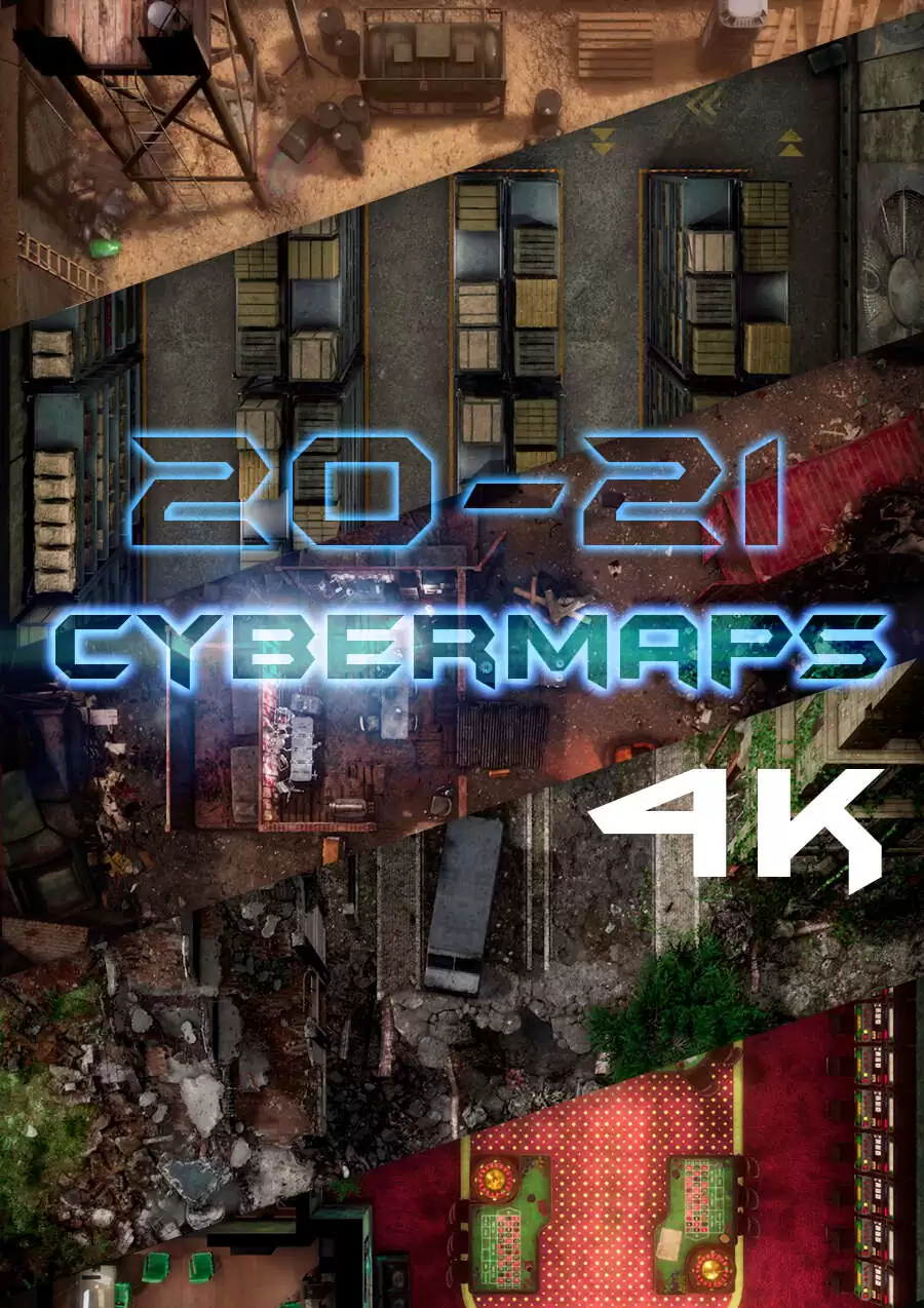 2020-2021 Cybermaps Exclusives 4K [BUNDLE] - Animated Dungeon Maps ...