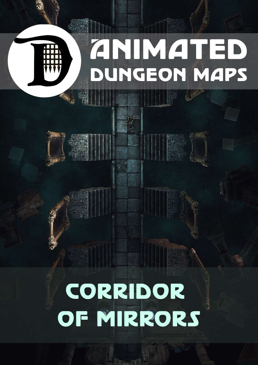 Animated Dungeon Maps: Corridor of Mirrors - Animated Dungeon Maps ...
