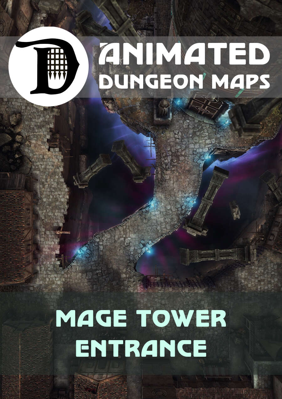 Advanced Animated Dungeon Maps: Mage Tower Entrance - Animated Dungeon ...