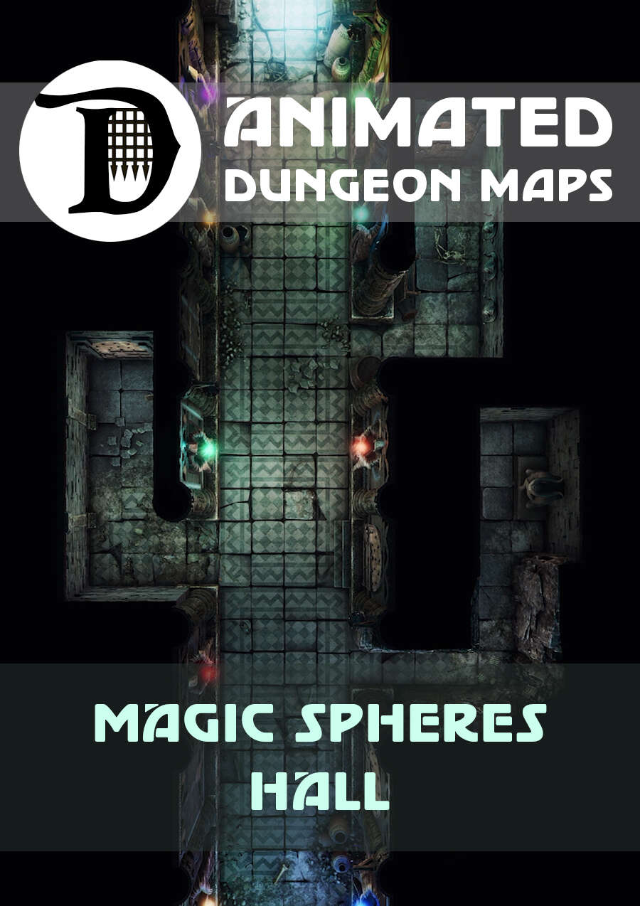 Animated Dungeon Maps: Magic Spheres Hall - Animated Dungeon Maps ...