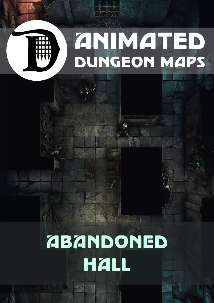 Animated Dungeon Maps: Abandoned Hall - Animated Dungeon Maps ...