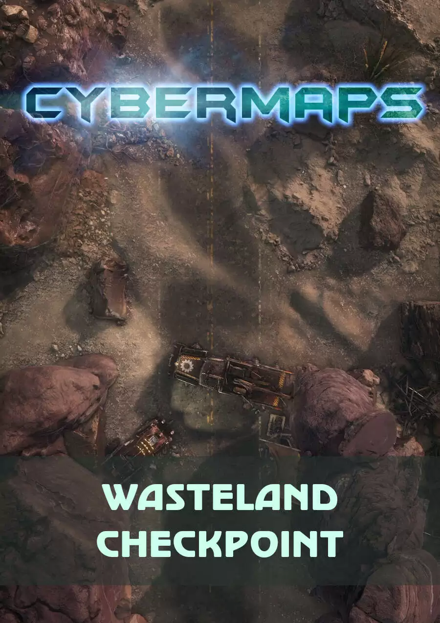 Cybermaps: Wasteland Checkpoint - Animated Dungeon Maps | DriveThruRPG
