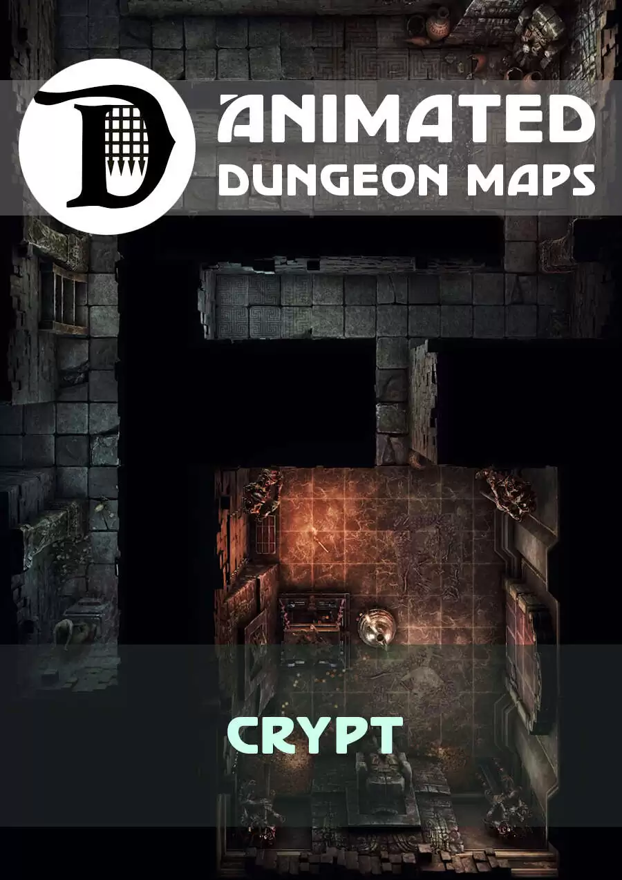 Animated Dungeon Maps: Crypt - Animated Dungeon Maps | DriveThruRPG