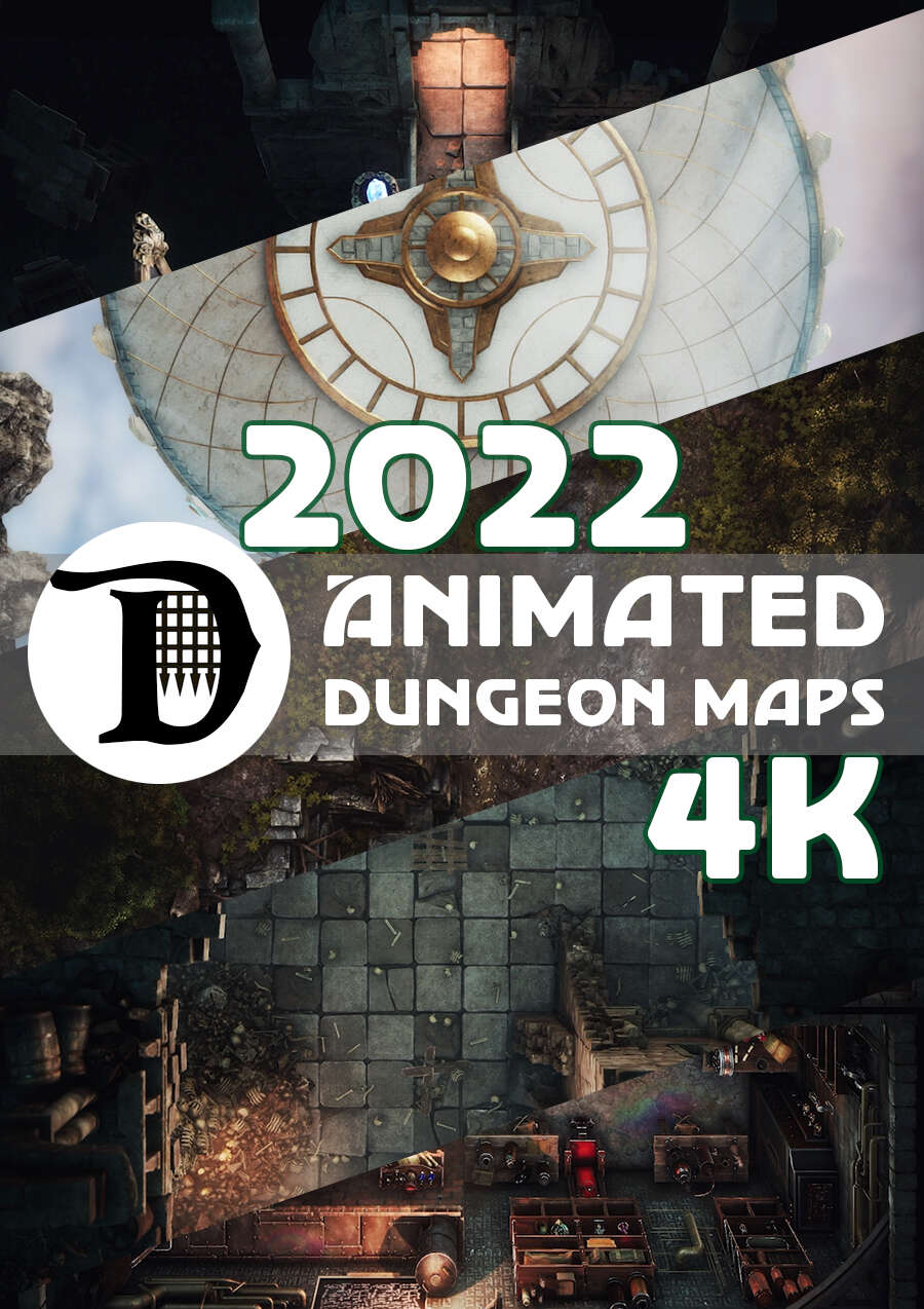 2022 ADM Exclusive maps in 4K [BUNDLE] - Animated Dungeon Maps ...