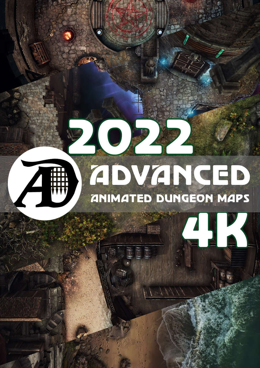 2022 AADM Exclusive maps in 4K [BUNDLE] - Animated Dungeon Maps ...