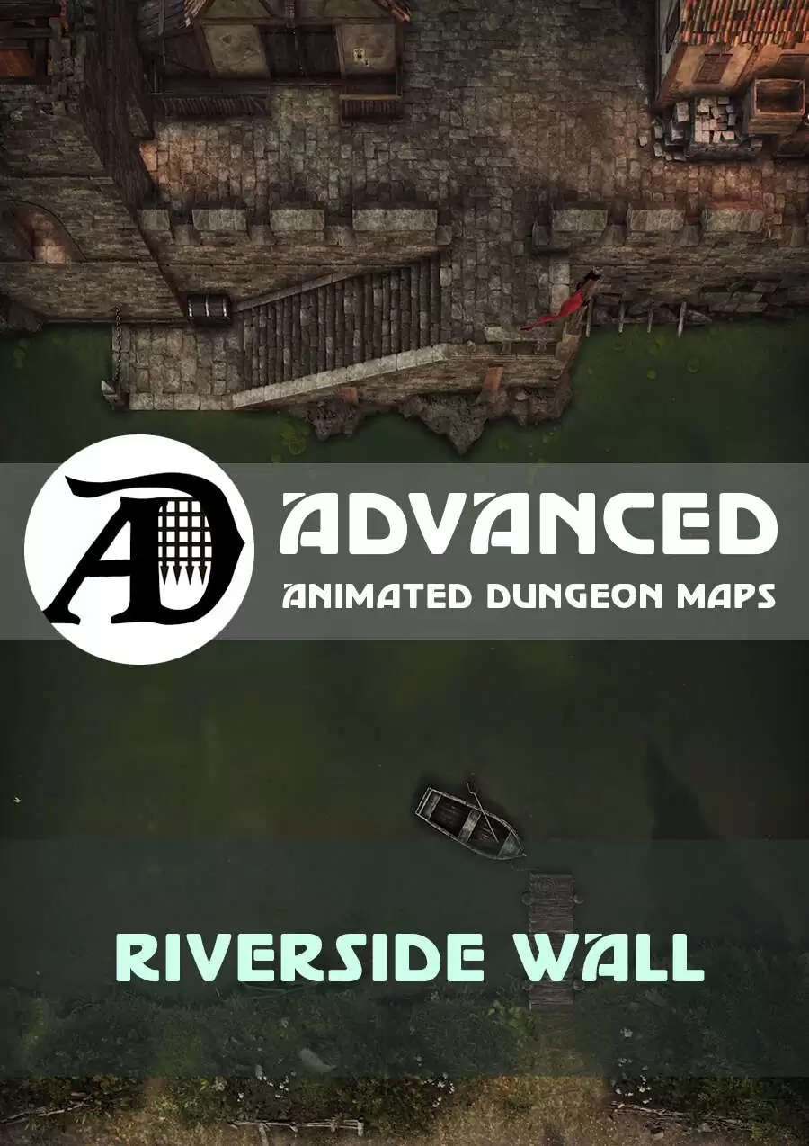 Advanced Animated Dungeon Maps: Riverside Wall - Animated Dungeon Maps ...