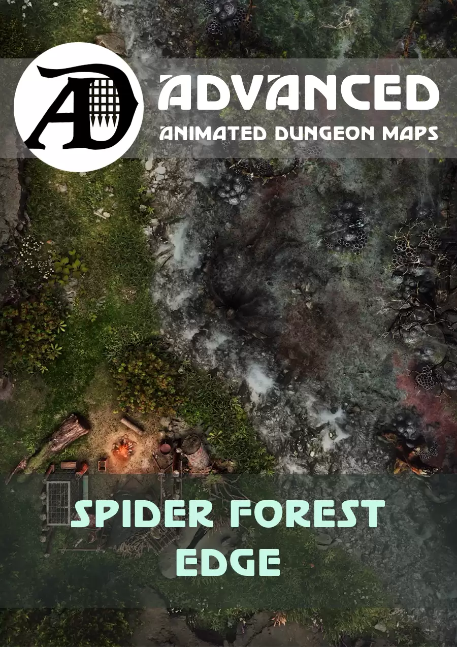 Advanced Animated Dungeon Maps: Spider Forest Edge - Animated Dungeon ...