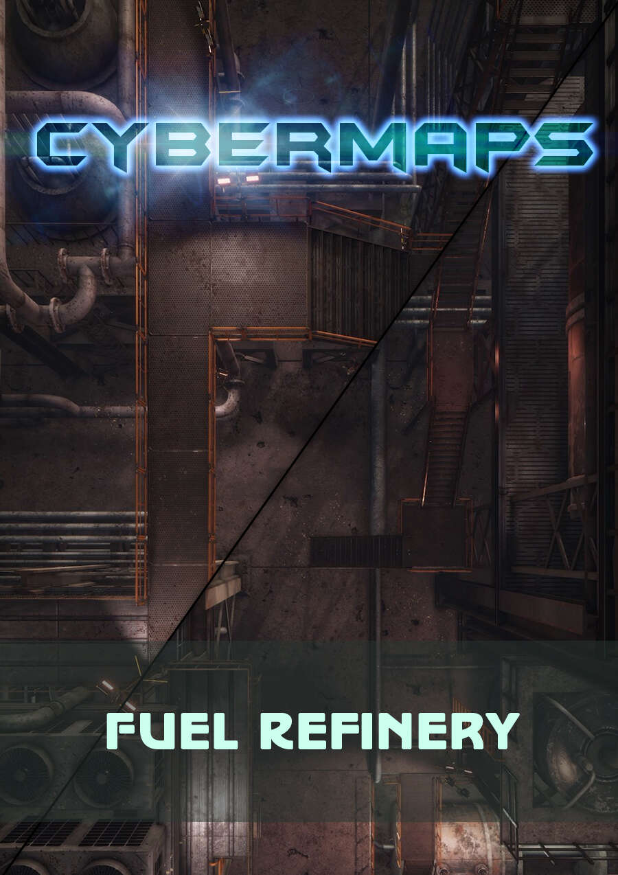 Cybermaps: Fuel Refinery - Animated Dungeon Maps | DriveThruRPG
