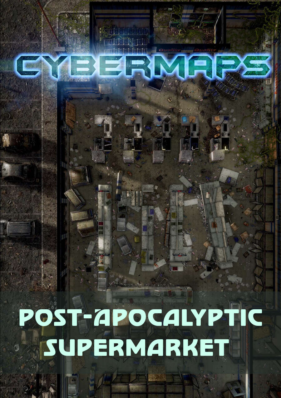 Cybermaps: Post-Apocalyptic Supermarket - Animated Dungeon Maps ...