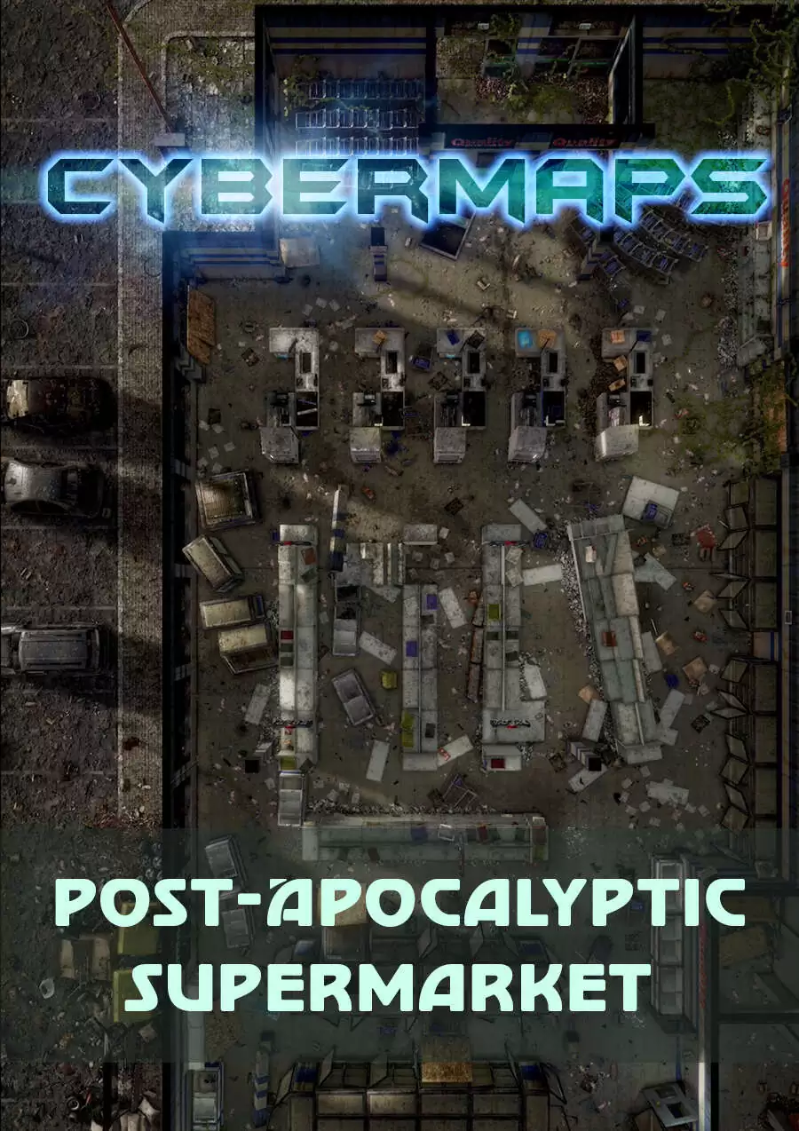 Cybermaps: Post-Apocalyptic Supermarket - Animated Dungeon Maps ...