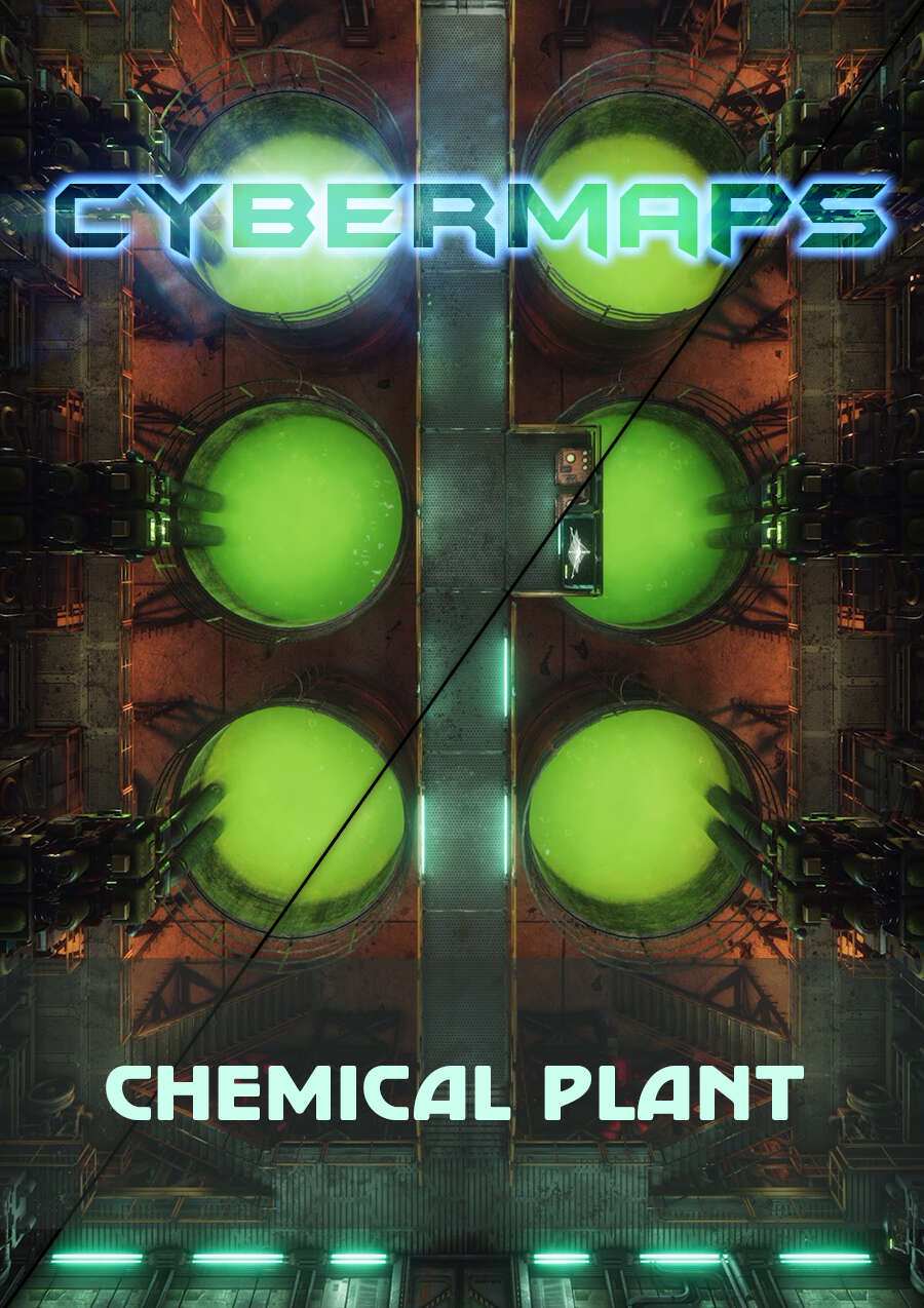 Cybermaps: Chemical Plant - Animated Dungeon Maps | DriveThruRPG
